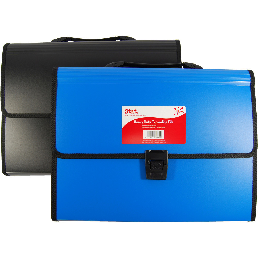 Stat. A-Z 26 Pocket Expanding File - Assorted Colours | Mega Office ...