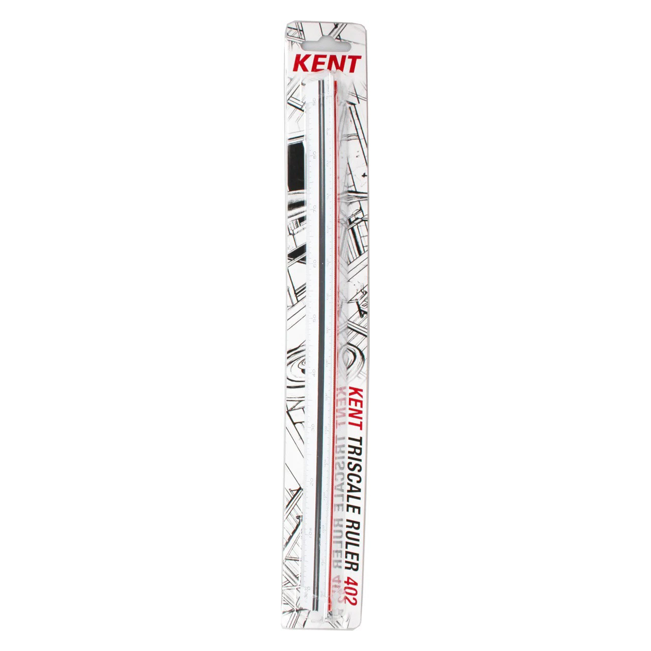 Kent Triangular 402 Scale Ruler (1:100 200 250 300 400 500) | It's A ...