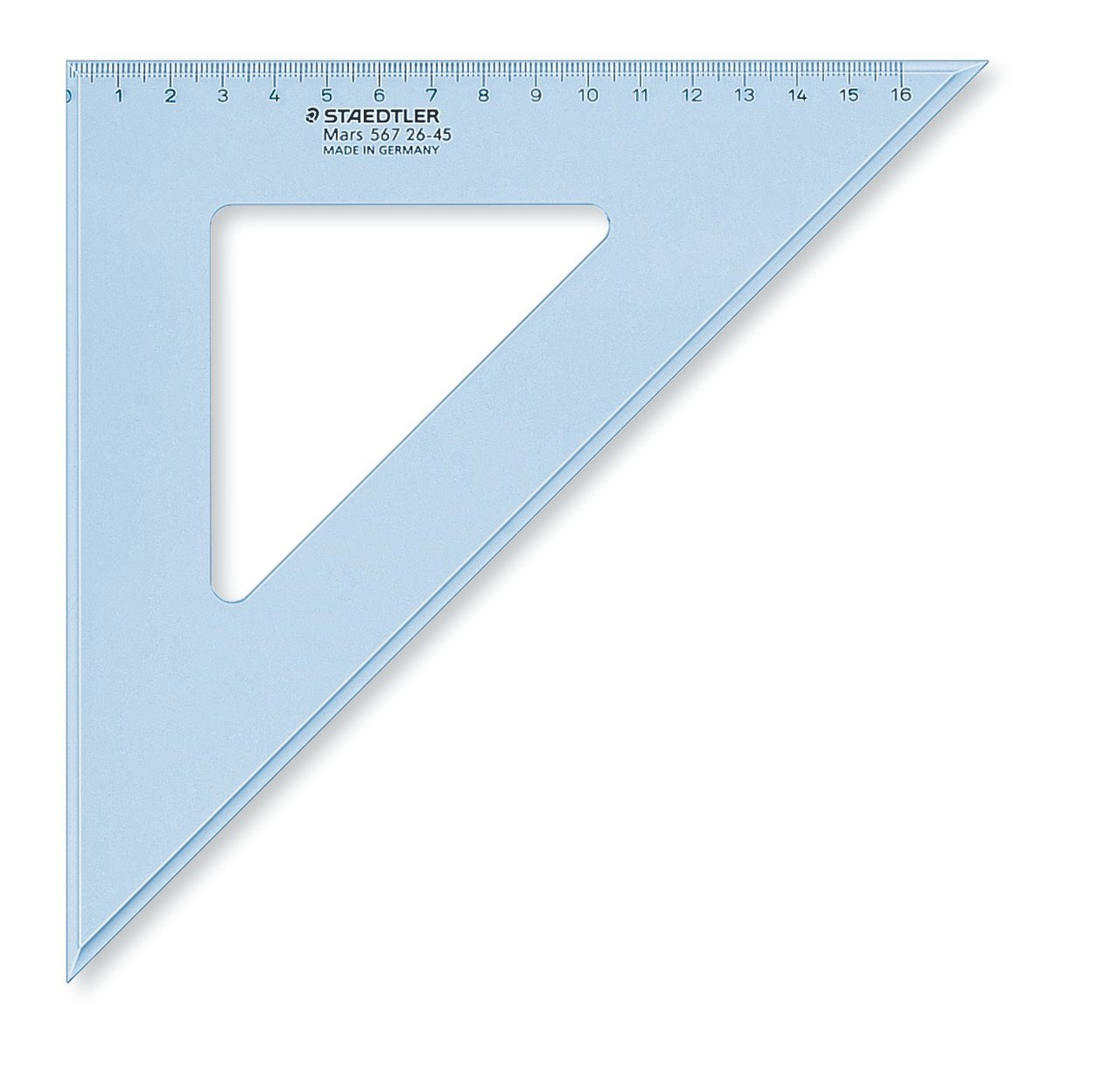 Staedtler 567 26-45 Mars 26cm Set Square 45/45 Degree - 10 Pieces ...