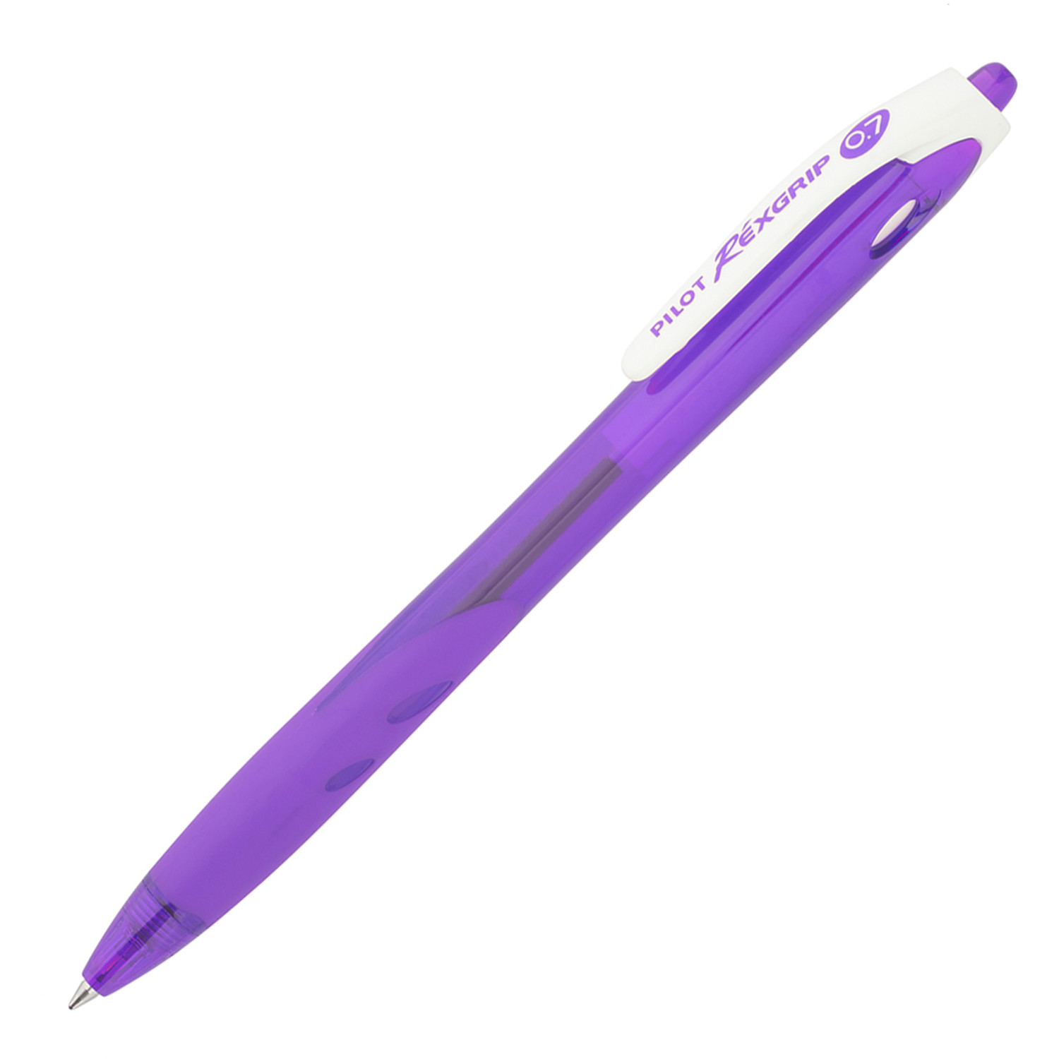 Pilot BRG-10F-VB BeGreen RexGrip Retractable Ballpoint Pen - Violet Barrel