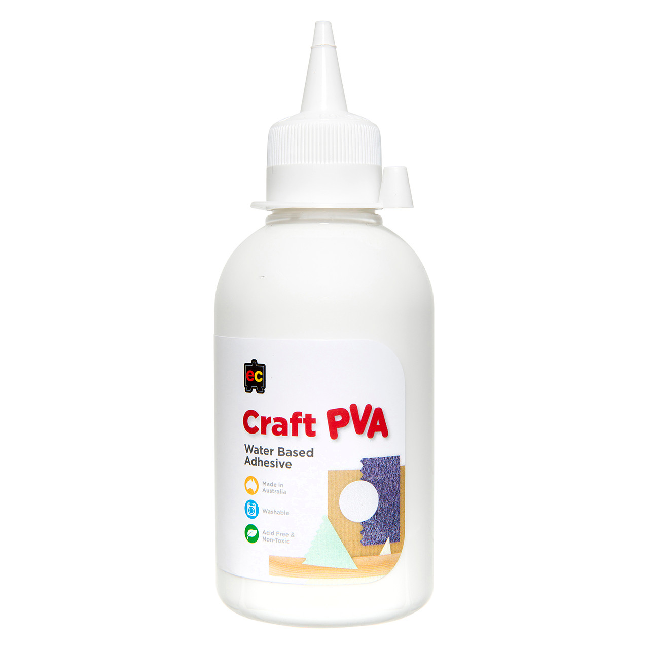 Craft PVA Water Based Adhesive 250ML - Educational Colours | Mega ...