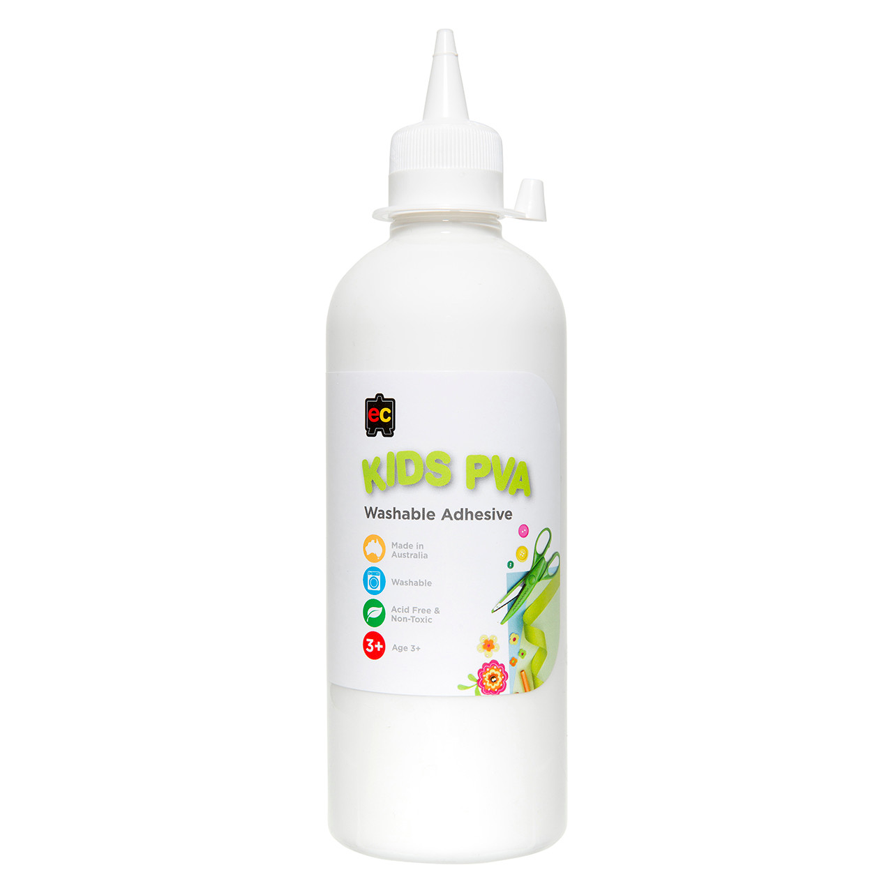 Kids PVA Washable Adhesive 500ml | Mega Office Supplies