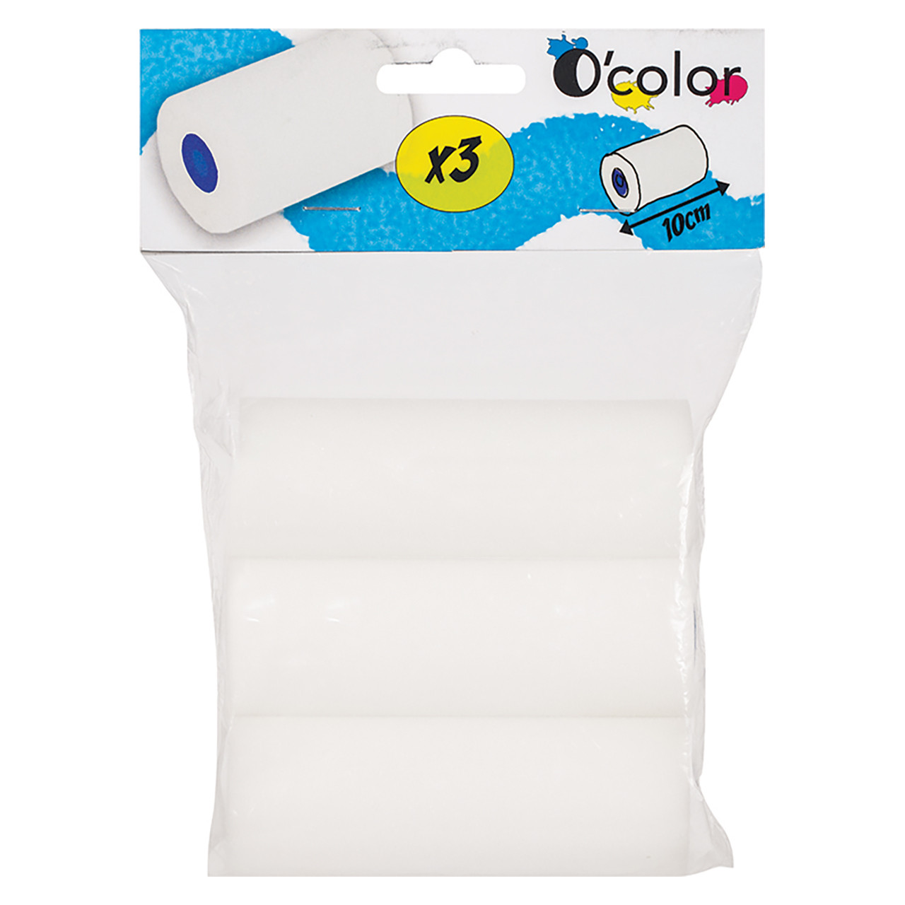 Foam Roller Refills 100mm Pack of 3 | Mega Office Supplies