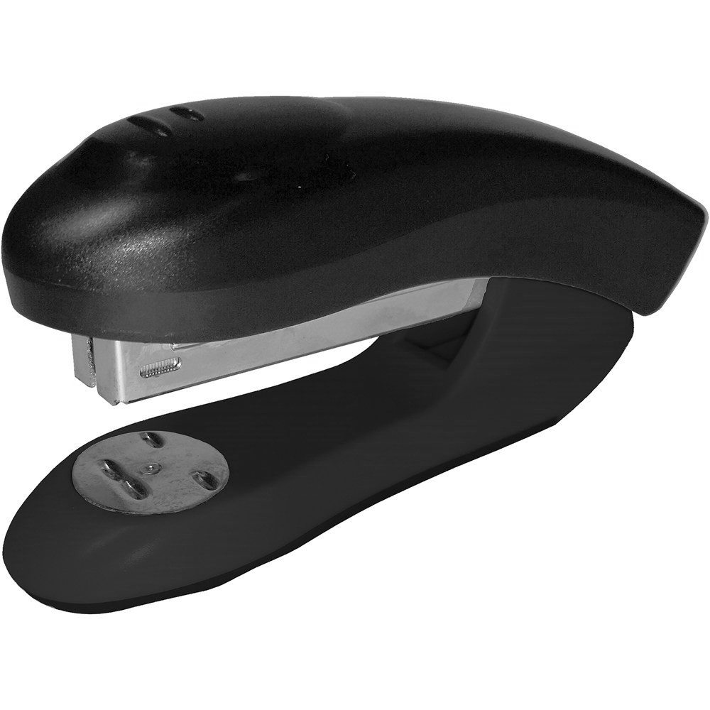 Stat 26/6 Half Strip Black Plastic Stapler - Mega Office Supplies