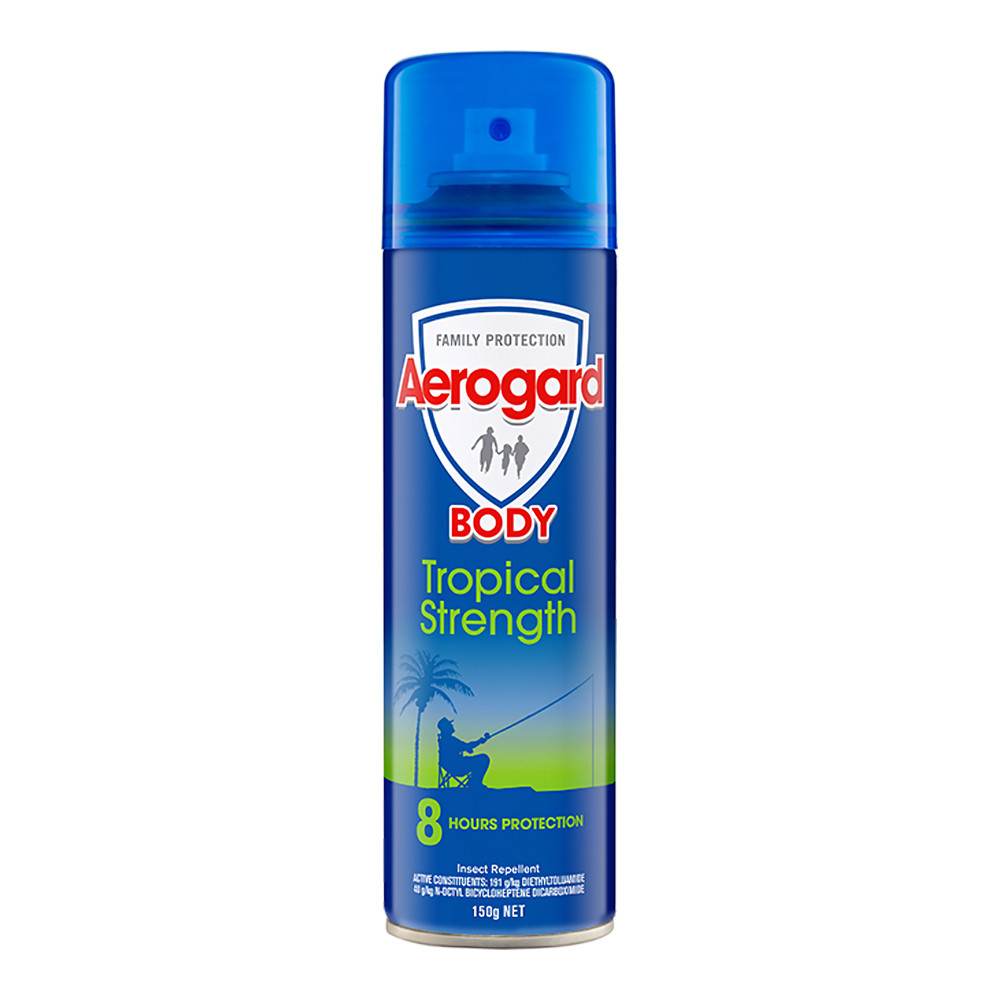 Aerogard Tropical Strength Aerosol 150g x 12 | Mega Office Supplies