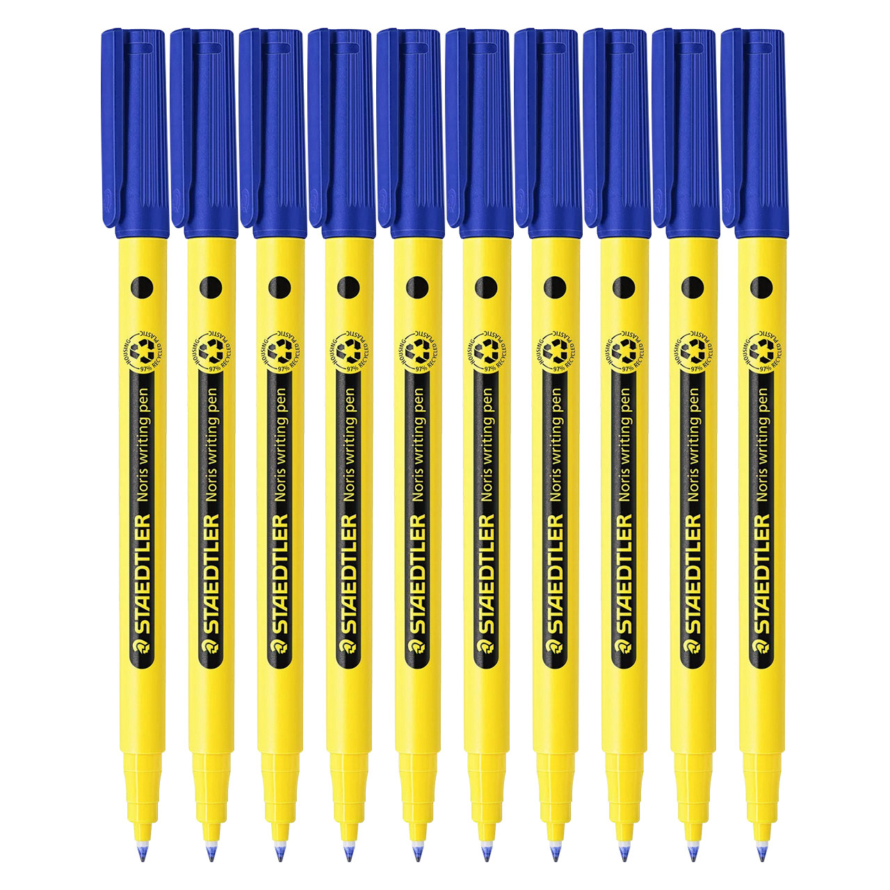 Staedtler 307 Noris Writing Pen Blue Box 10 | Mega Office Supplies