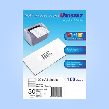 Avery Unistat Labels for Cost-Effective Labelling | Mega Office Supplies