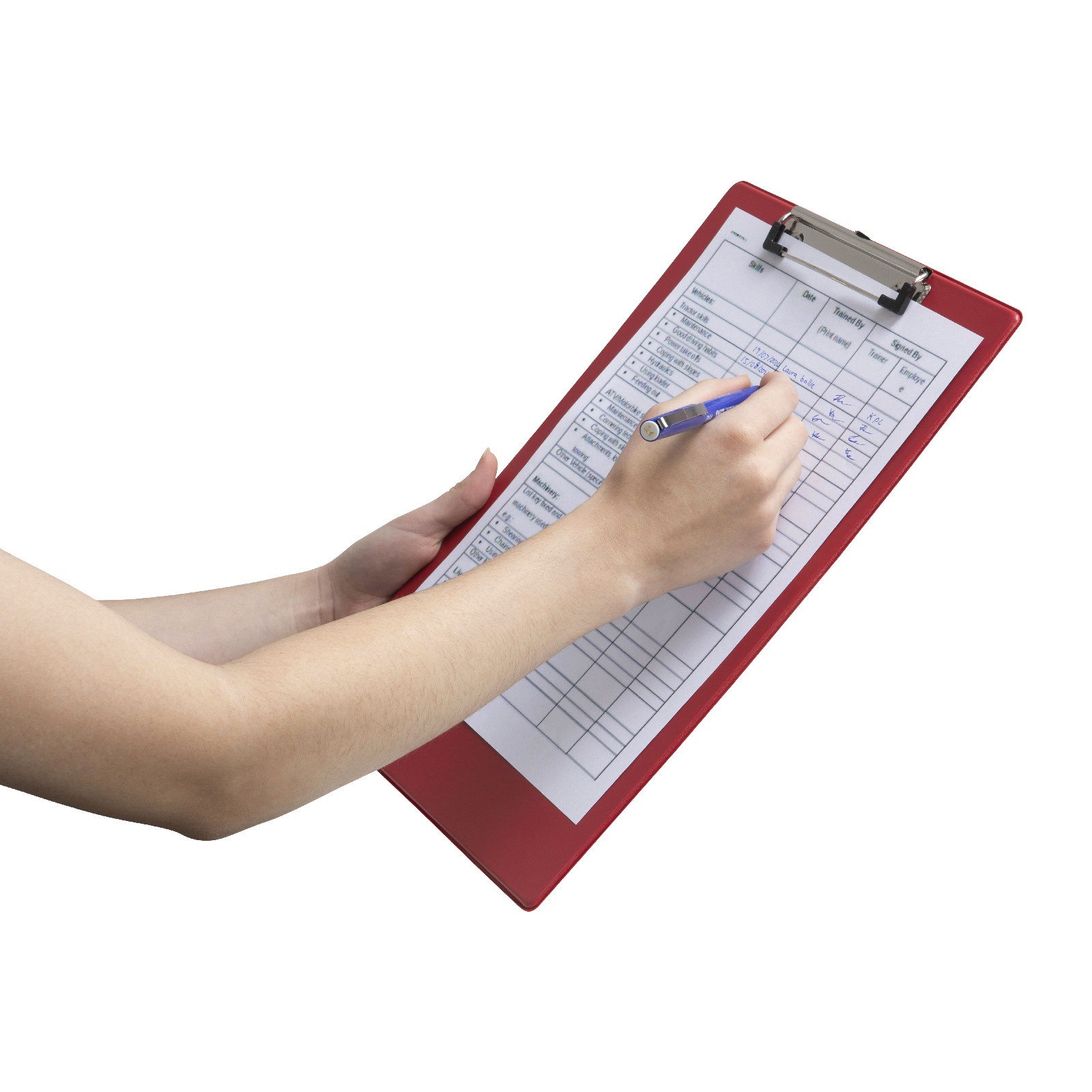 Mbg Clipboard Polypropylene Foolscap Red | Mega Office Supplies
