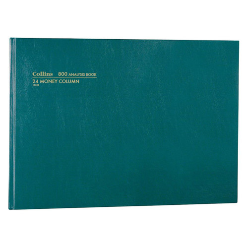 Collins Analysis Book Series '800' 32 Money Column Green Cover | Mega ...