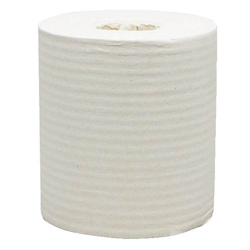 Tork 120155 Basic Paper Centrefeed Roll 1Ply M2 White - Carton of 6 ...