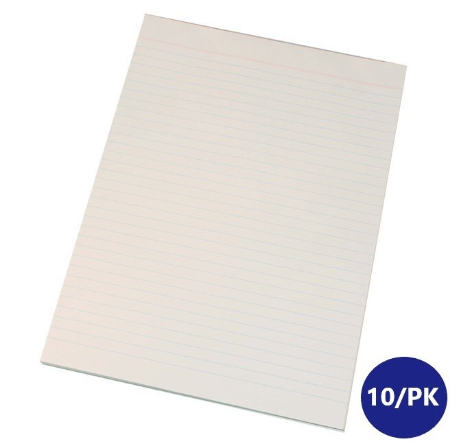 Quill Super Bond Pad Ruled A4 70 Leaf Wht Bx10 | Mega Office Supplies