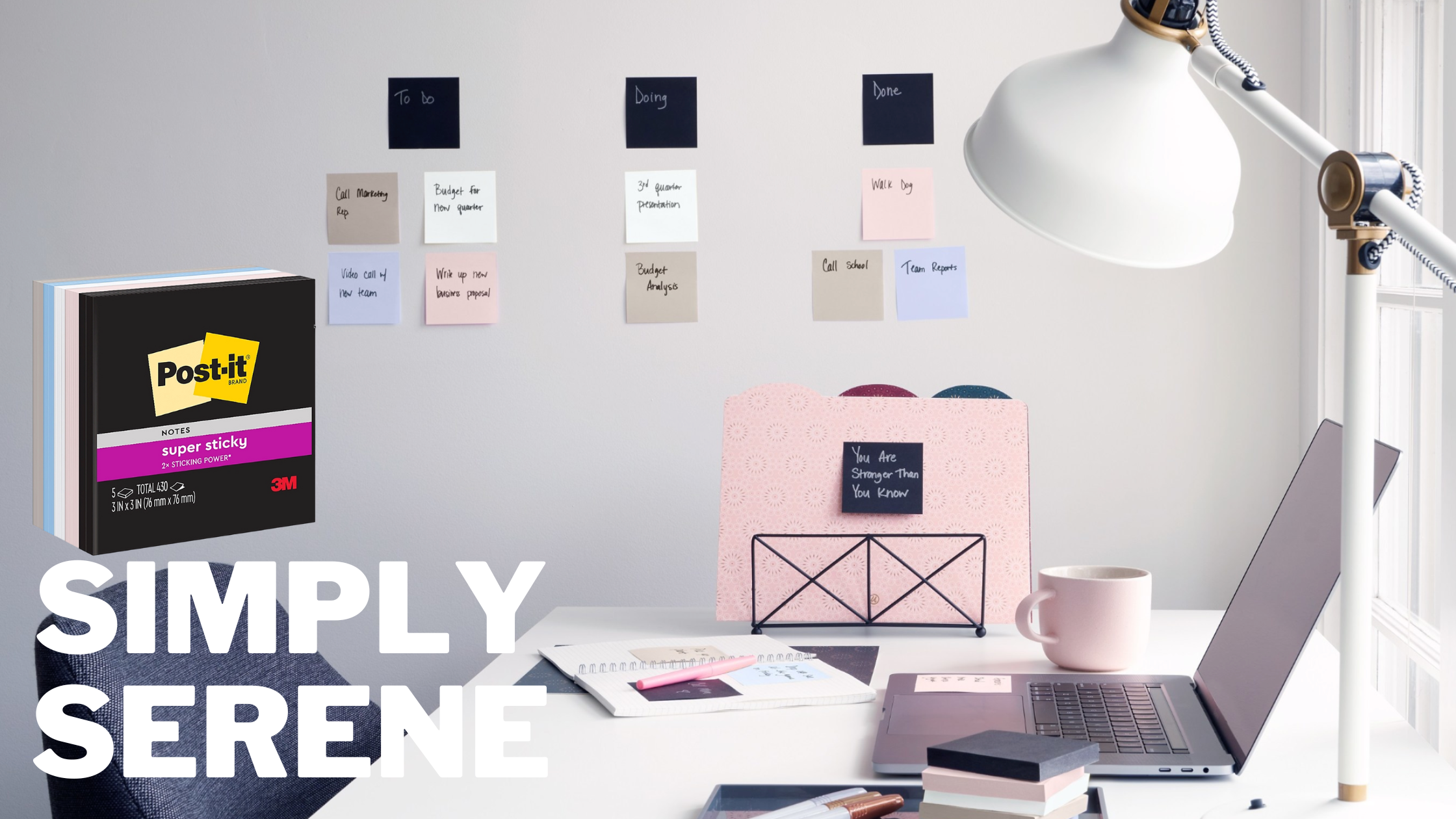 Post-it Note Serene Collection: A Touch of Elegance to Your Workstation ...