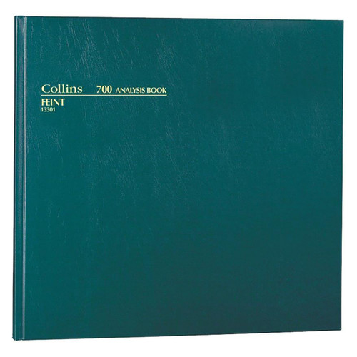 Collins Analysis Book Series '700' Feint Only Green Cover | Mega Office ...