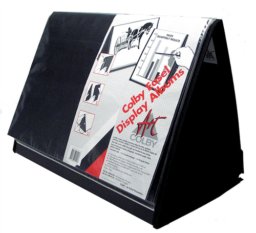 Colby Easel Display Albums - A3 Landscape 20 Pockets | Mega Office Supplies