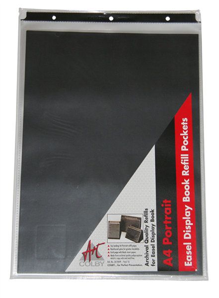 Colby Art 261PA4P Easel Display Book Refill with Insert Paper for ...