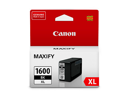 CANON #PGI1600XLBK INK CARTRIDGE HIGH YIELD 1200 PAGES - BLACK | Mega ...