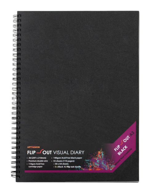 Artfusion Flip-Out Visual Diary - A3 Original