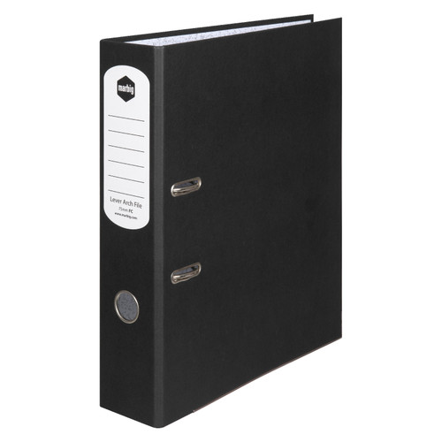 Mbg LAF Paper Spine Foolscap Black Box 10 | Mega Office Supplies
