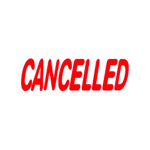 DeskMate 0273520 Pre-Inked Office Stamp "Cancelled" Red | Mega Office ...