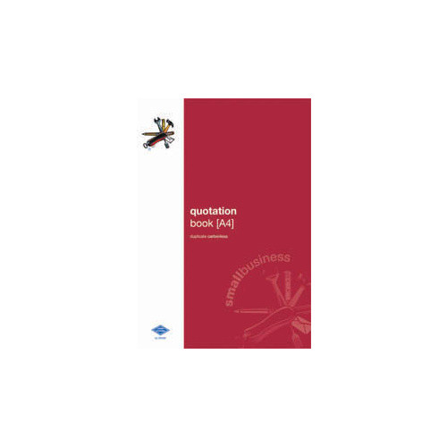 Zions SBE11 Small Business Essentials Quotation Book - A4