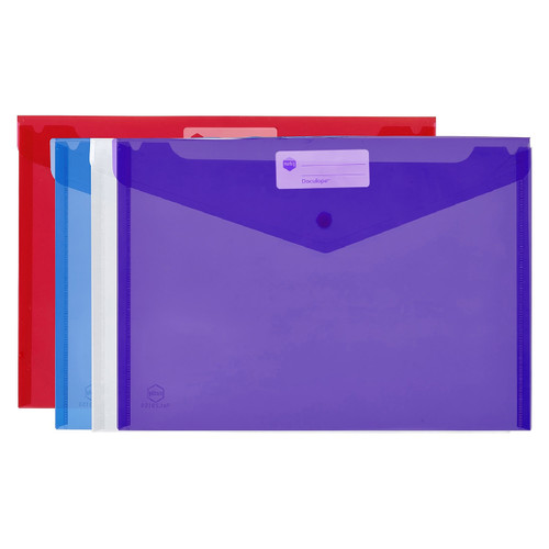 Marbig #2015099 Doculope Wallet A4 Assorted 10/Pack | Mega Office Supplies