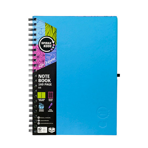 Spirax #56512KODE Kode 512 Hardcover Notebook A4 | Mega Office Supplies
