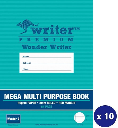 Writer Wonder Writer Multi-Purpose Book 64pg 8mm Ruled