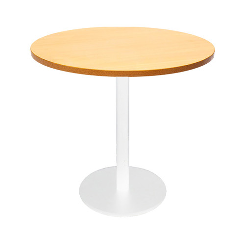 Rapidline #CBT9 WS B Round Table Disc Base 900mm Beech / White - Office ...