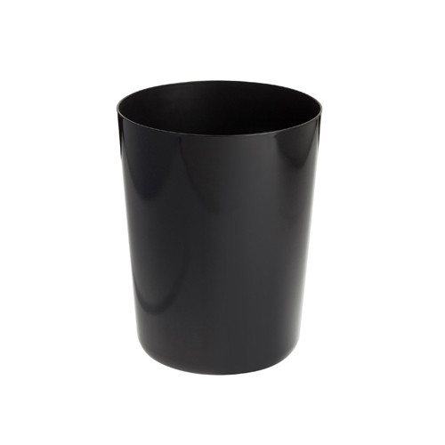 Compass Waste Bin Black Melamine 5L - Fire Resistant | Mega Office Supplies