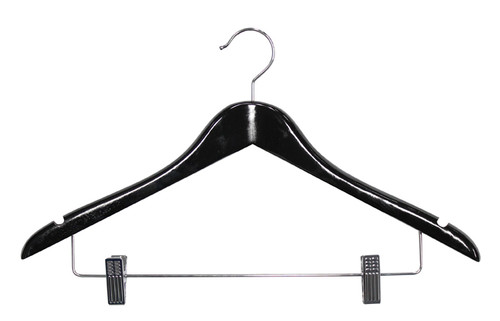 Pack of 100 Black Standard Hook Hanger with Clips by Compass | Mega ...