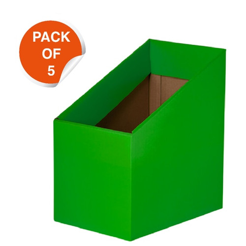 Green Book Box 5-Pack by Elizabeth Richards | Mega Office Supplies