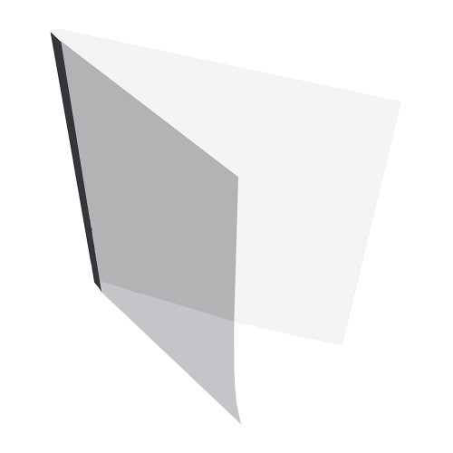 Gold Sovereign A4 Thermal Binding Cover 4mm White Back/Clear Front ...