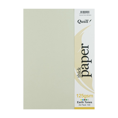 Quill Cover Paper 125Gsm A4 Earth Tones - Pack Of 100 | Mega Office ...