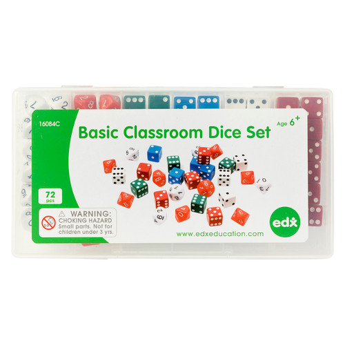 EDX Education Basic Classroom Dice Set | Mega Office Supplies