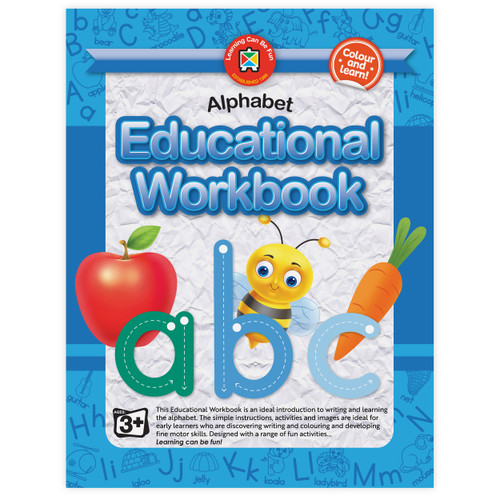 Learning Can Be Fun: Alphabet Educational Workbook | Mega Office Supplies