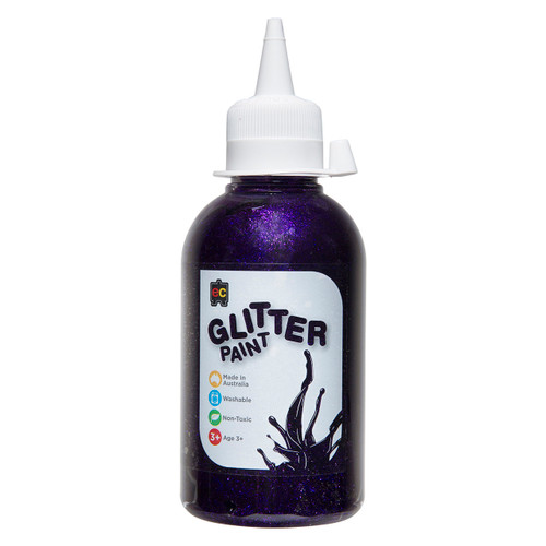Fairy Purple Glitter Paint 250ml | Mega Office Supplies