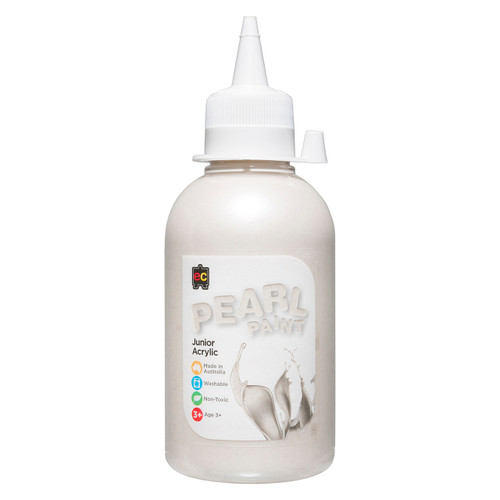 Pearl Paint Junior Acrylic 250ml White - Educational Colours | Mega ...