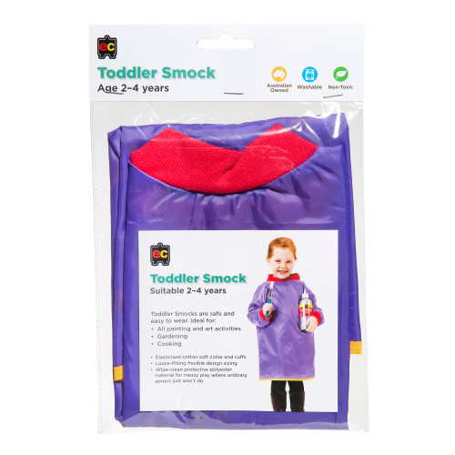 Toddler Smock Purple (Ages 2-4) - Educational Colours | Mega Office ...