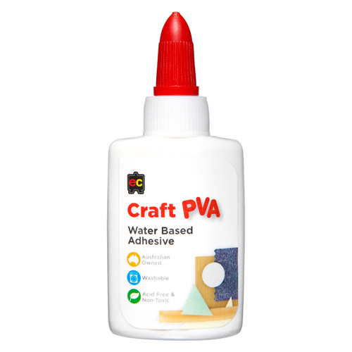 Craft PVA Water Based Adhesive 50ML - Educational Colours | Mega Office ...