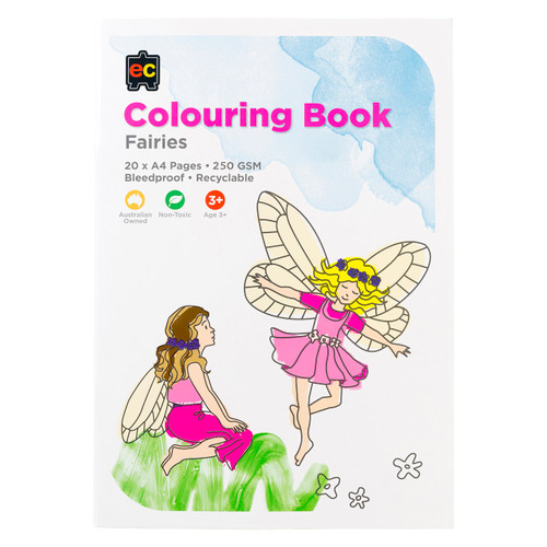 Educational Colours Fairies Colouring Book | Mega Office Supplies