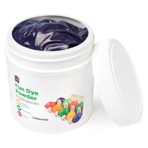 Fun Dye Powder 500g Turquoise | Mega Office Supplies