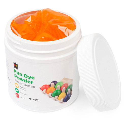 Fun Dye Powder 500g Yellow | Mega Office Supplies