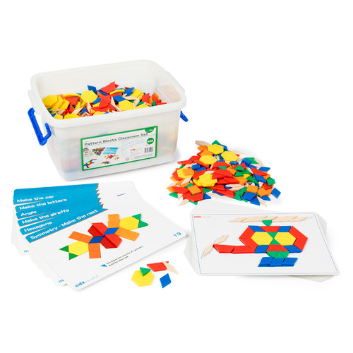 EDX Education Pattern Blocks Classroom Set | Mega Office Supplies