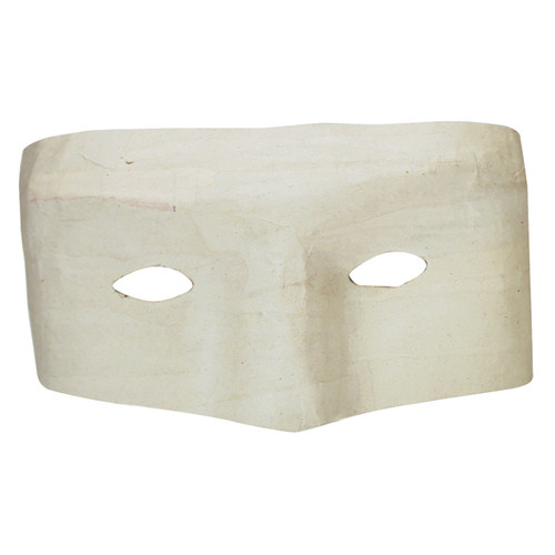 Papier Mache Half Face Mask | Mega Office Supplies