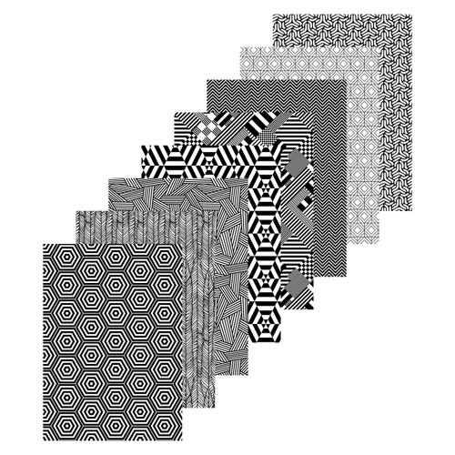 Pattern Paper Contrast A4 40's | Creative School Supply | It's A Mega Thing