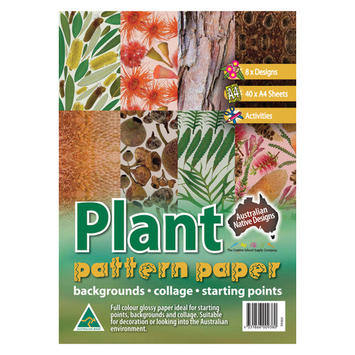 Pattern Papers Plant 40's | Creative School Supply | It's A Mega Thing