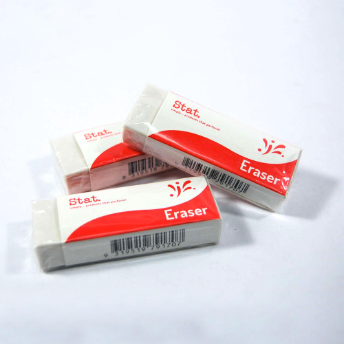 Stat. Large Eraser - Box of 24 | Mega Office Supplies