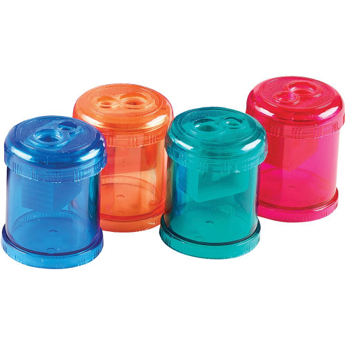 Stat. Plastic Double Barrel Sharpener P927D - Box of 24 | Mega Office ...