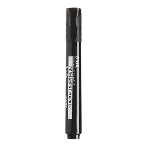 Stat 2.0mm Bullet Nib Black Whiteboard Marker Box of 12 - Mega Office ...