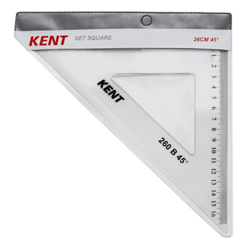 Kent Set Square 45 Degrees 260mm | It's A Mega Thing